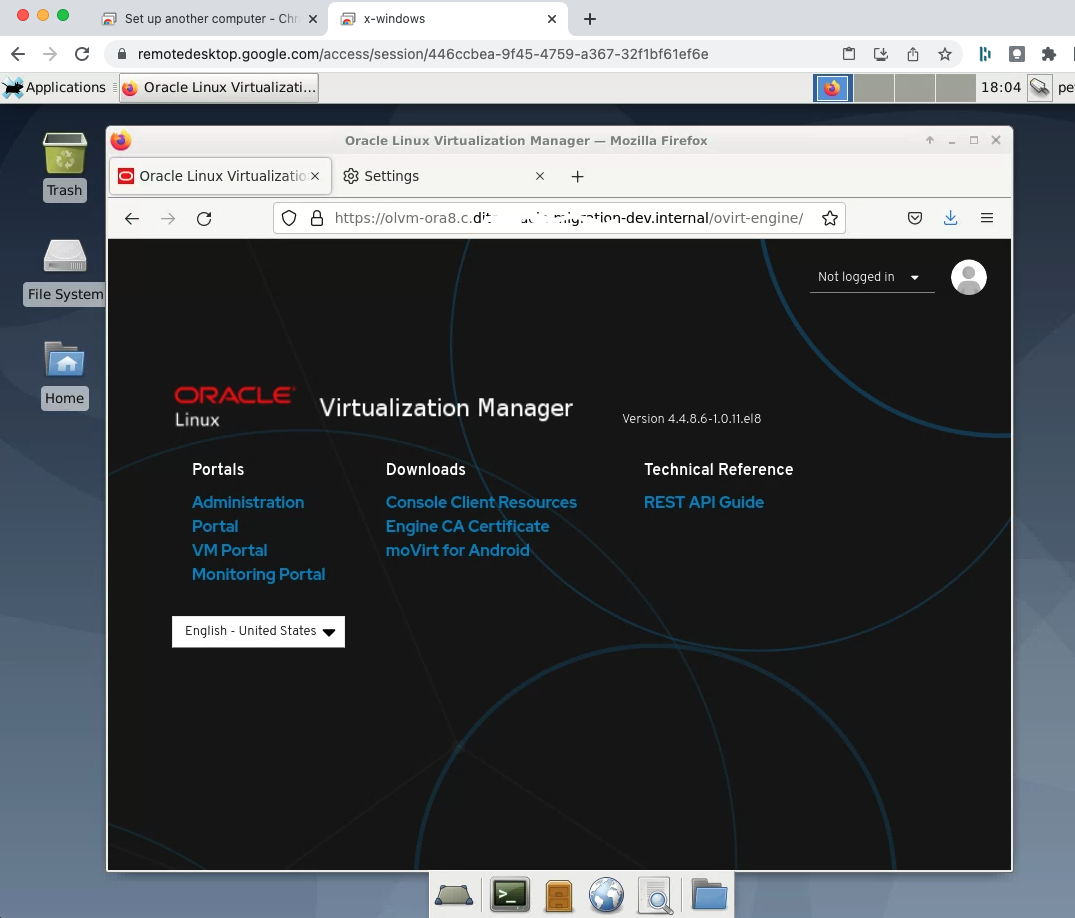 OLVM Install On GCP VM